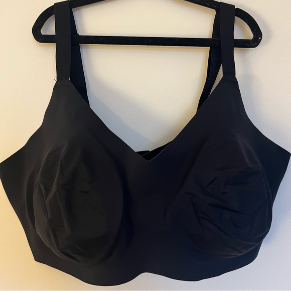 knix | Intimates & Sleepwear | Knix Padded Vneck Bra Thin Strap Black ...